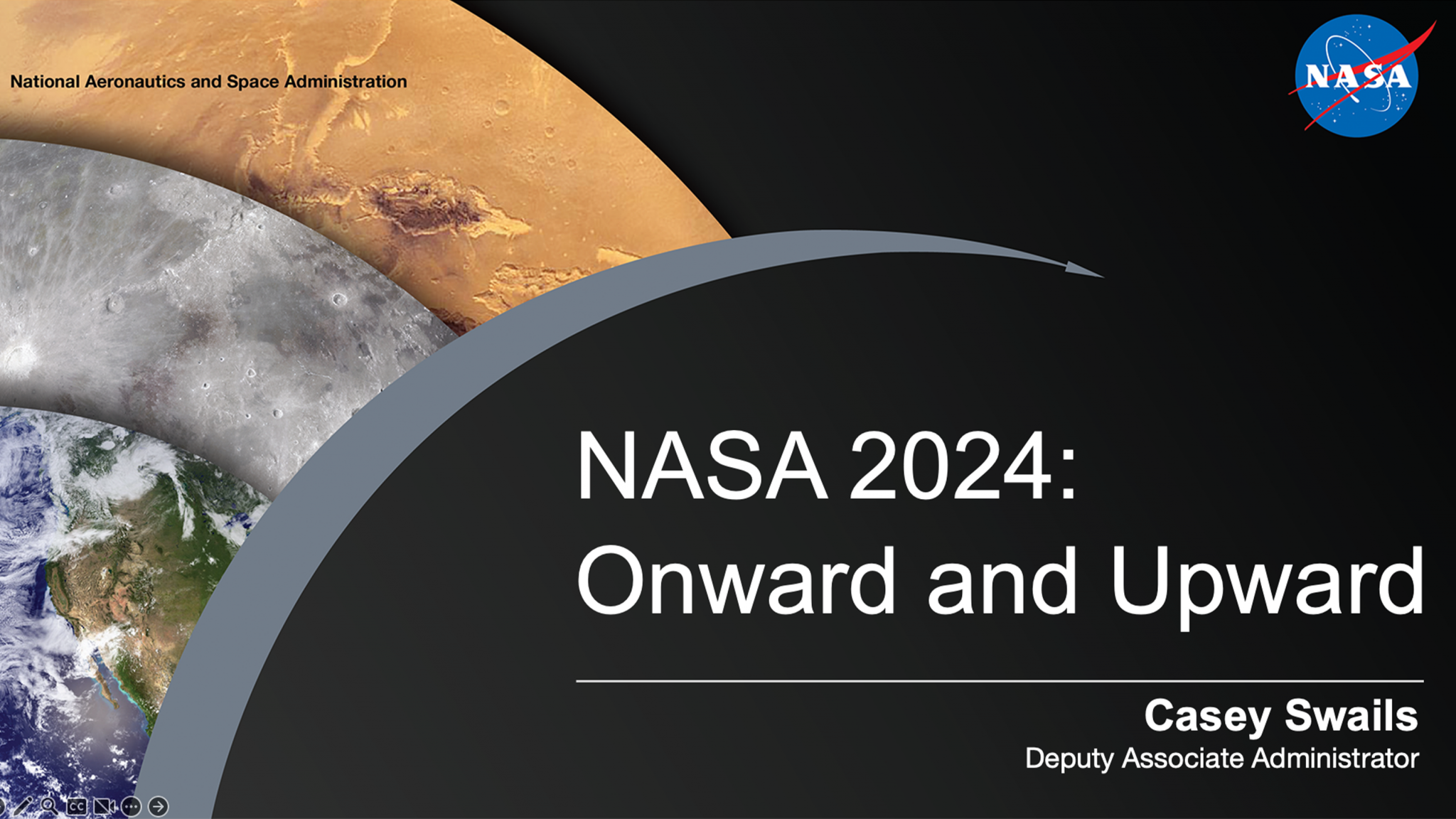 NASA 2024: Onward and Upward - Maryland Space Business Roundtable (MSBR)