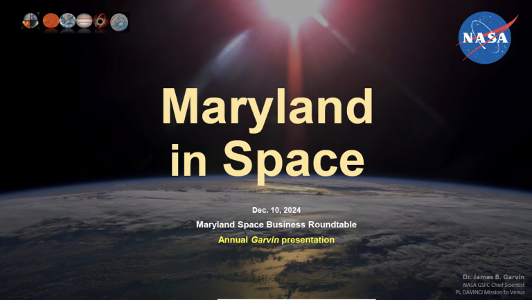 Maryland in Space - Maryland Space Business Roundtable (MSBR)